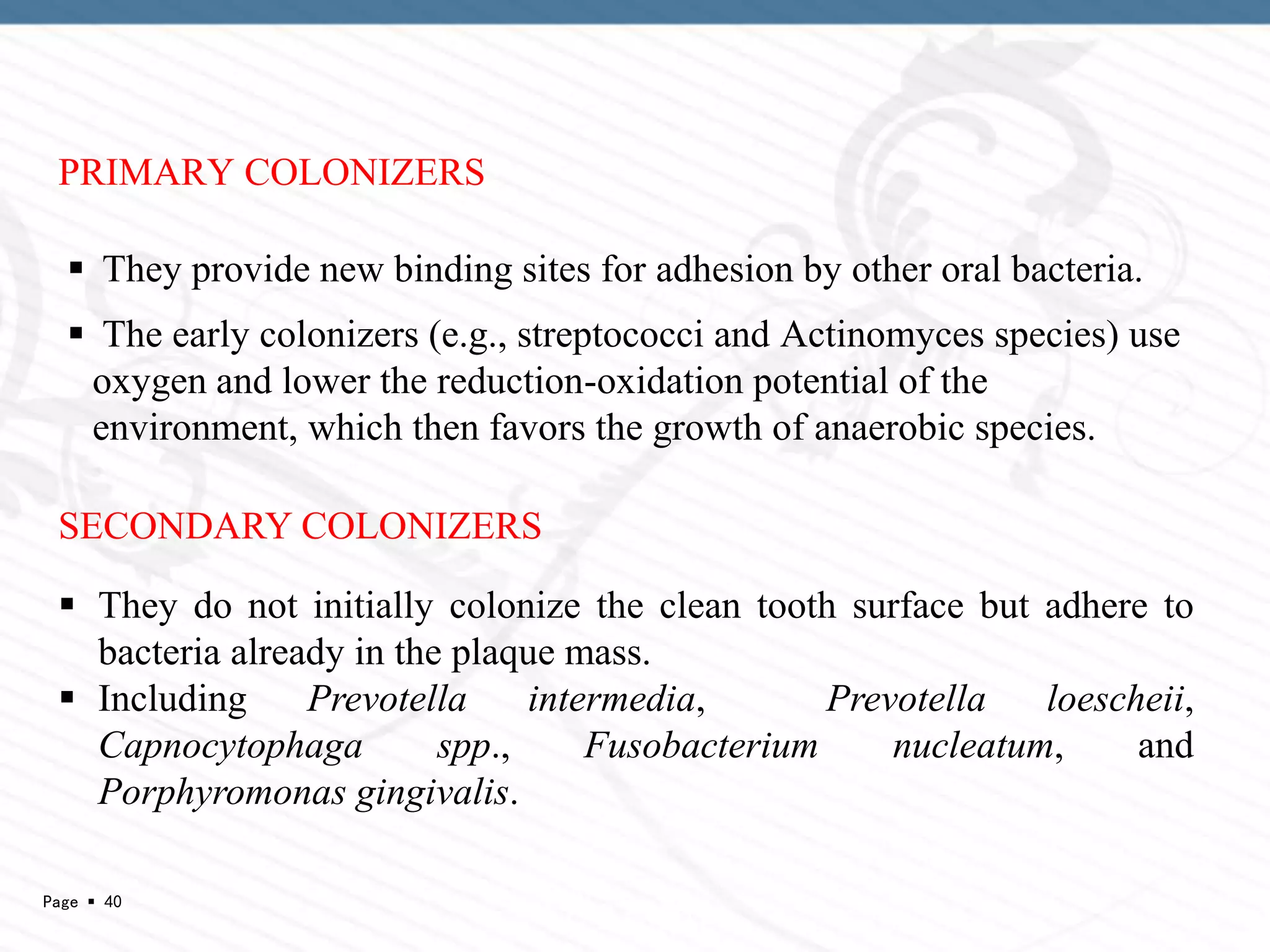 DENTAL PLAQUE - PART 1 | PPTX