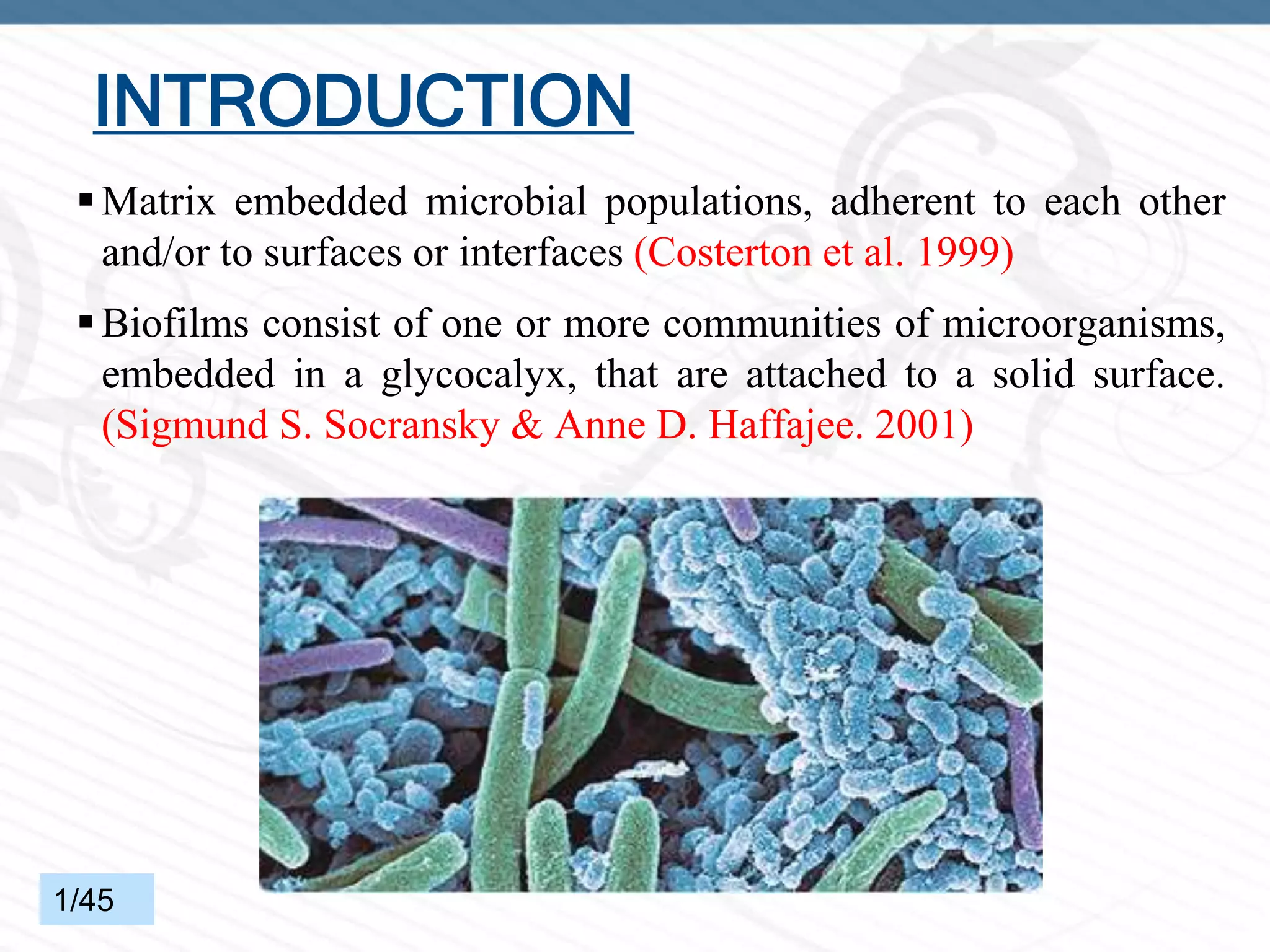 DENTAL PLAQUE - PART 2 (BIOFILM) | PPTX