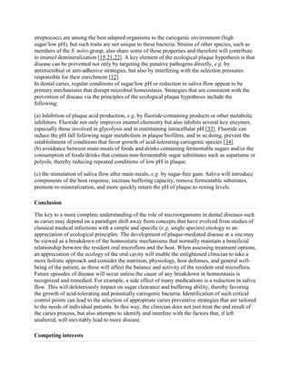 Dental plaque as a biofilm and a microbial community | PDF