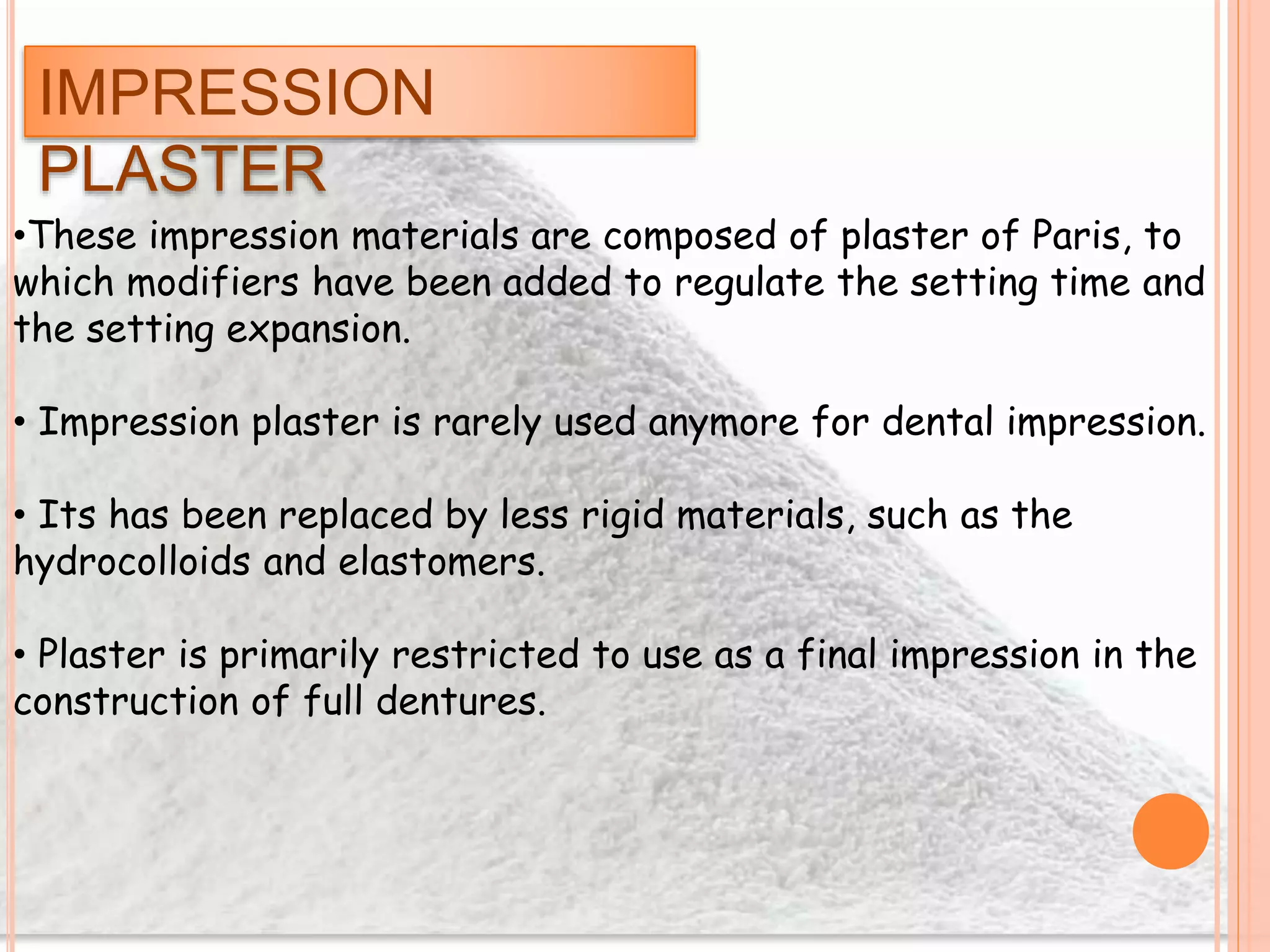 DENTAL PLASTER | PPTX