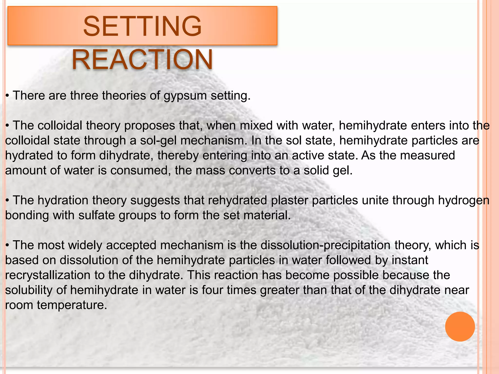 DENTAL PLASTER | PPTX