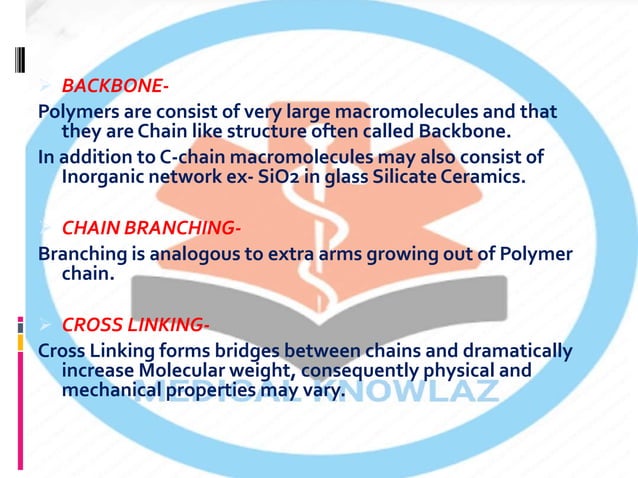 Dental polymer part 1 | PPTX