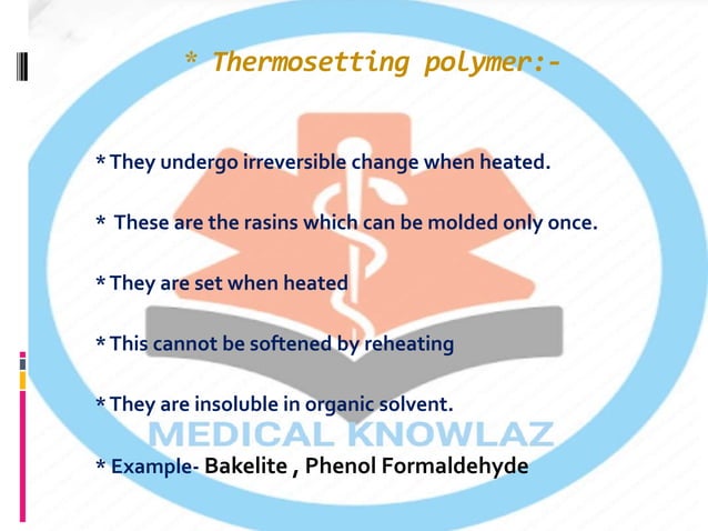 Dental polymer part 1 | PPTX