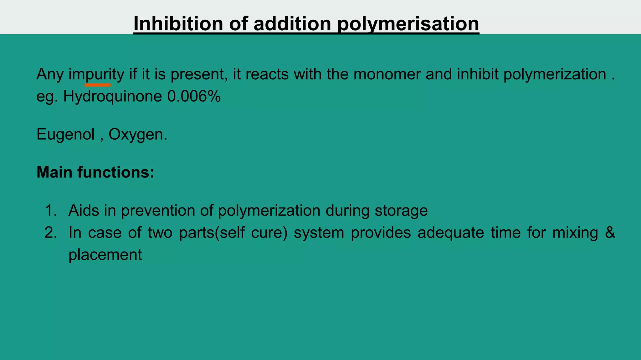 Dental polymers with recent advancements in dental base techniques 2 | PPTX