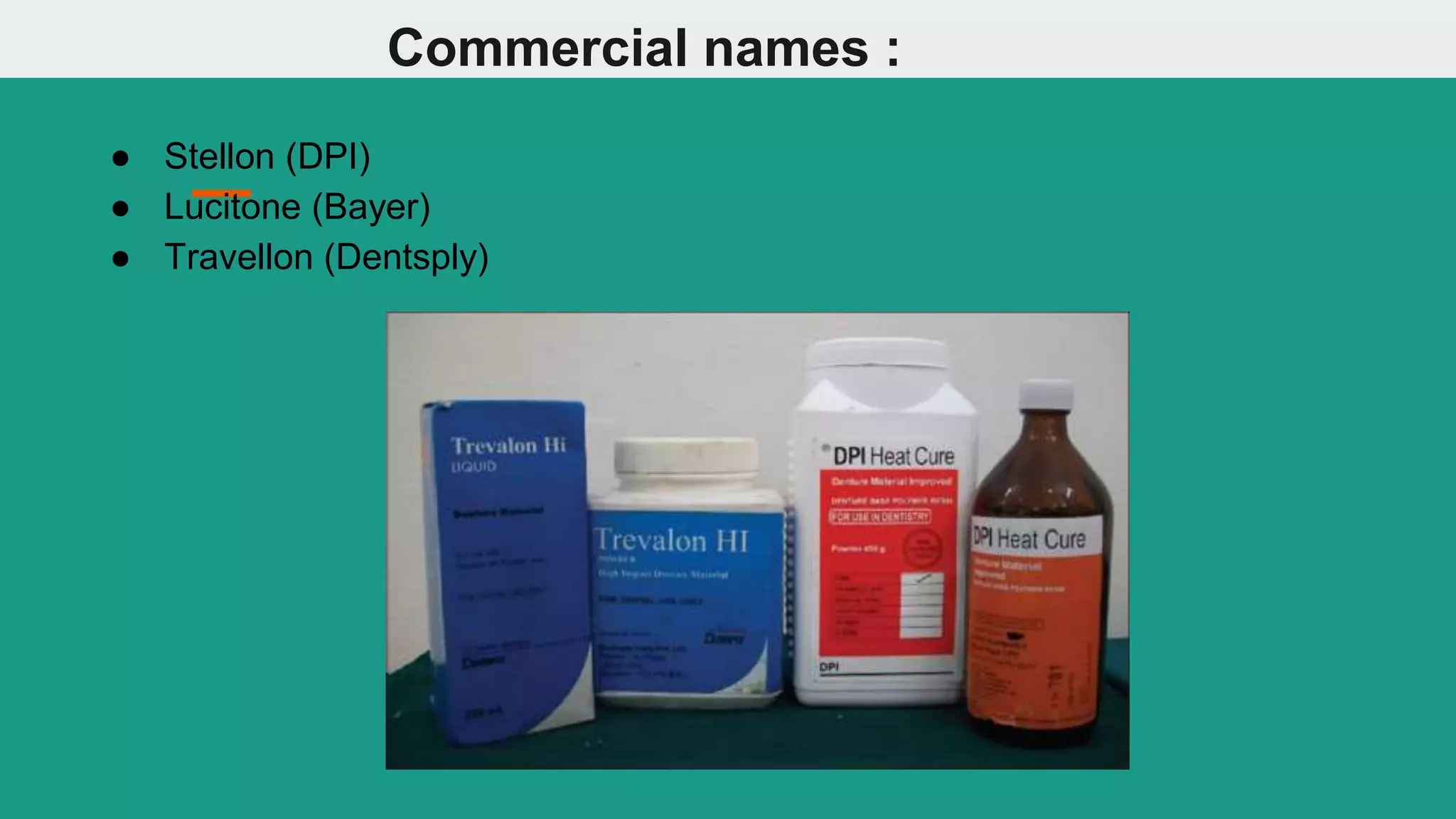 Dental polymers with recent advancements in dental base techniques 2 | PPTX