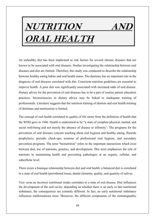 Dental problems | PDF