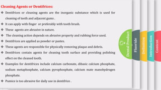 UNIT II_Dental product | PPTX | Oral care | Personal Care