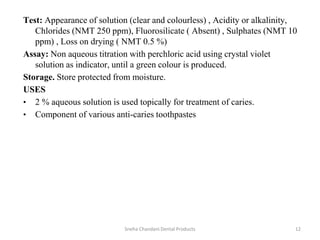Dental products | PPTX