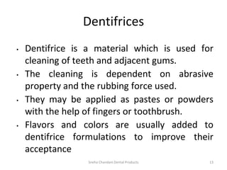 Dental products | PPTX