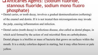 Dental products.pptx | Dental Health | Diseases and Conditions