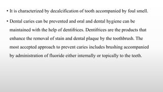 Dental products.pptx | Dental Health | Diseases and Conditions