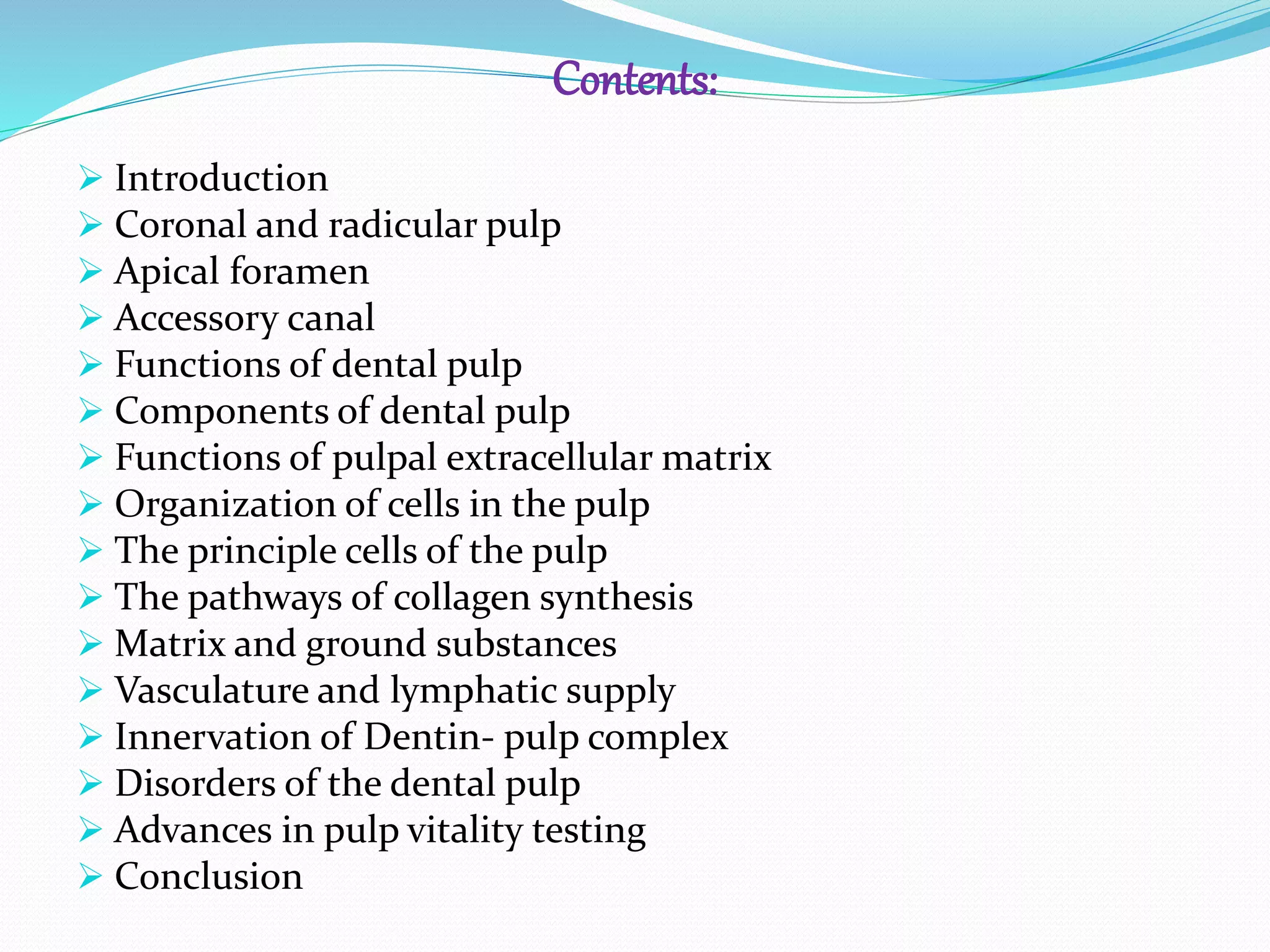 Dental pulp | PPTX | Dental Health | Diseases and Conditions