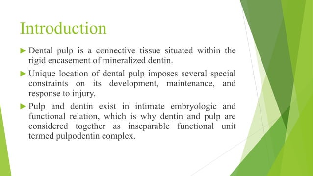 dental pulp detailed power point presentation | PPT