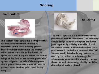Dental sleep apnea medicine & snoring mouthpiece treatment st louis | PPT