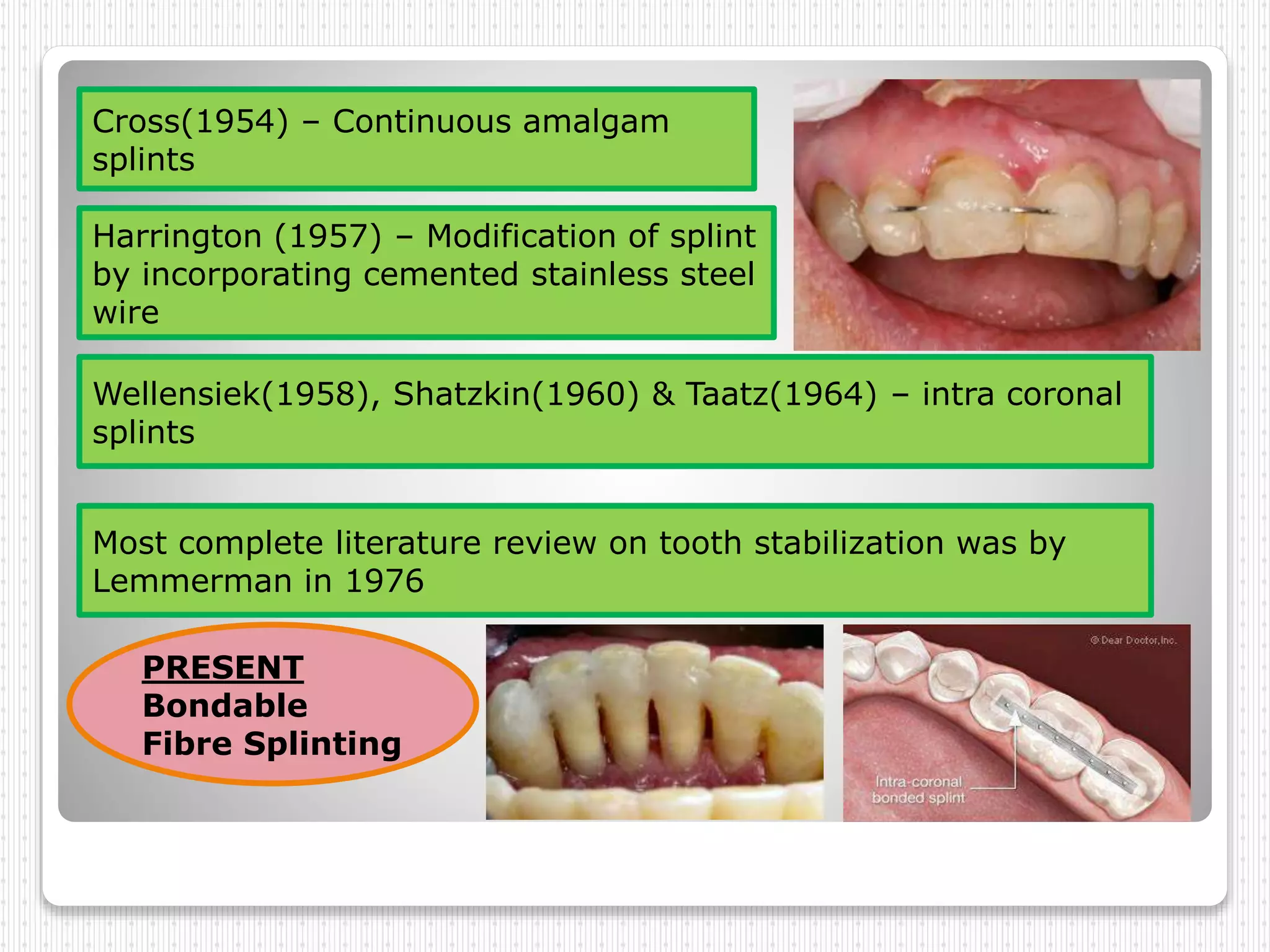 Dental splinting | PPTX