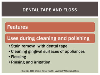 Dental stains, discolorations and polishing | PPSX
