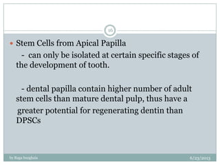 Dental stem cells | PPTX
