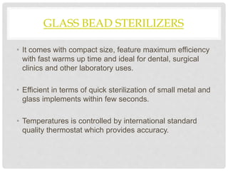 Dental Sterilization Equipment | PPTX