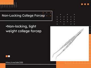 Dental Surgical Instruments.. info and more | PDF