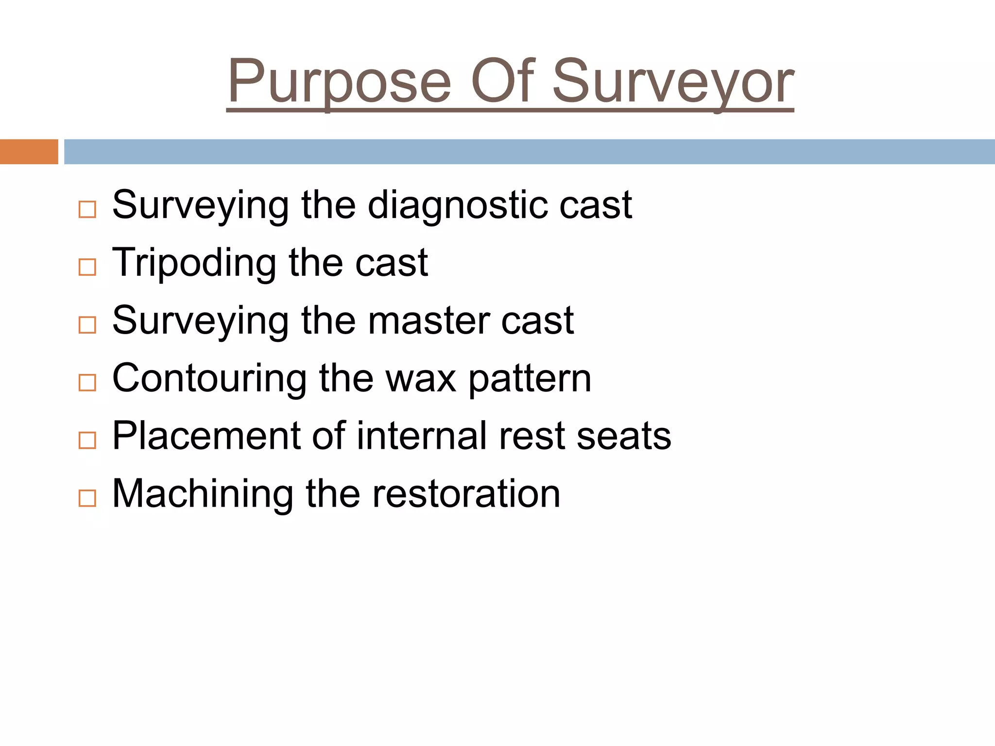 Dental surveyor | PPTX