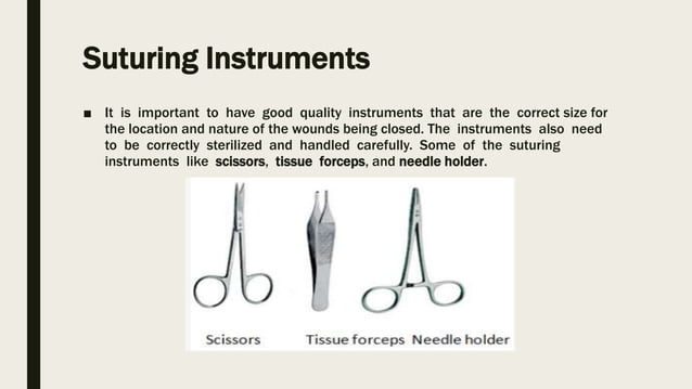 Dental suturing materials and techniques | PPTX