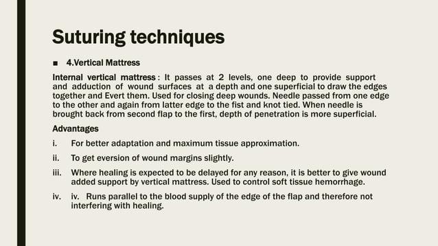 Dental suturing materials and techniques | PPTX