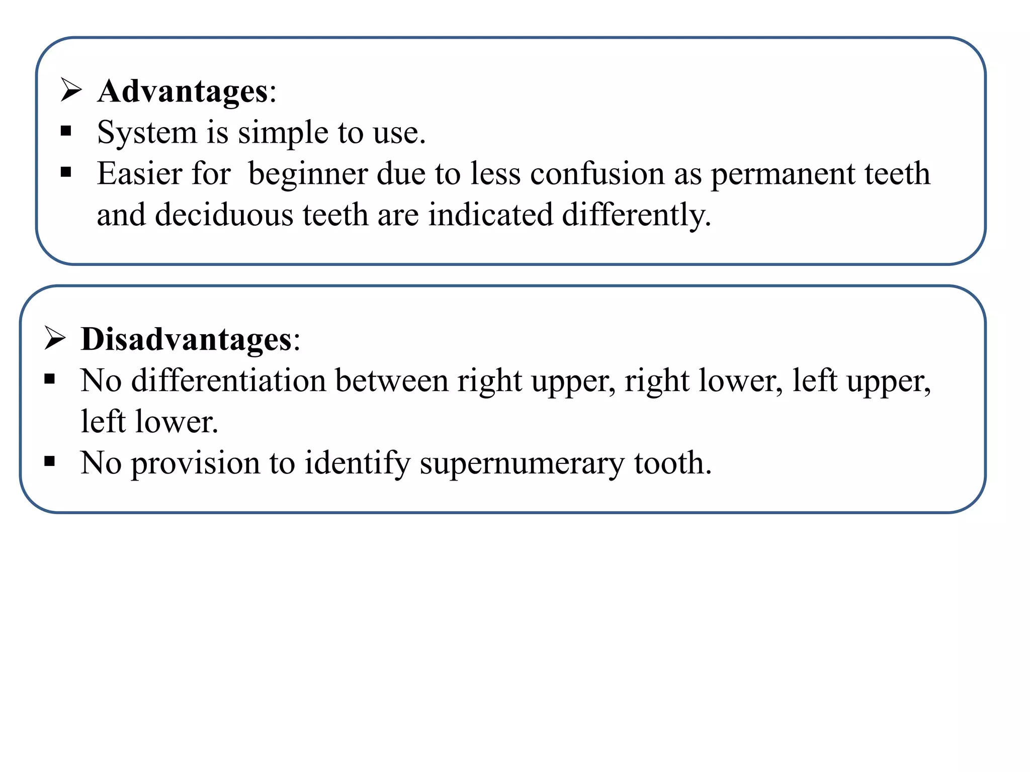 Dental tooth nomenclature | PPTX