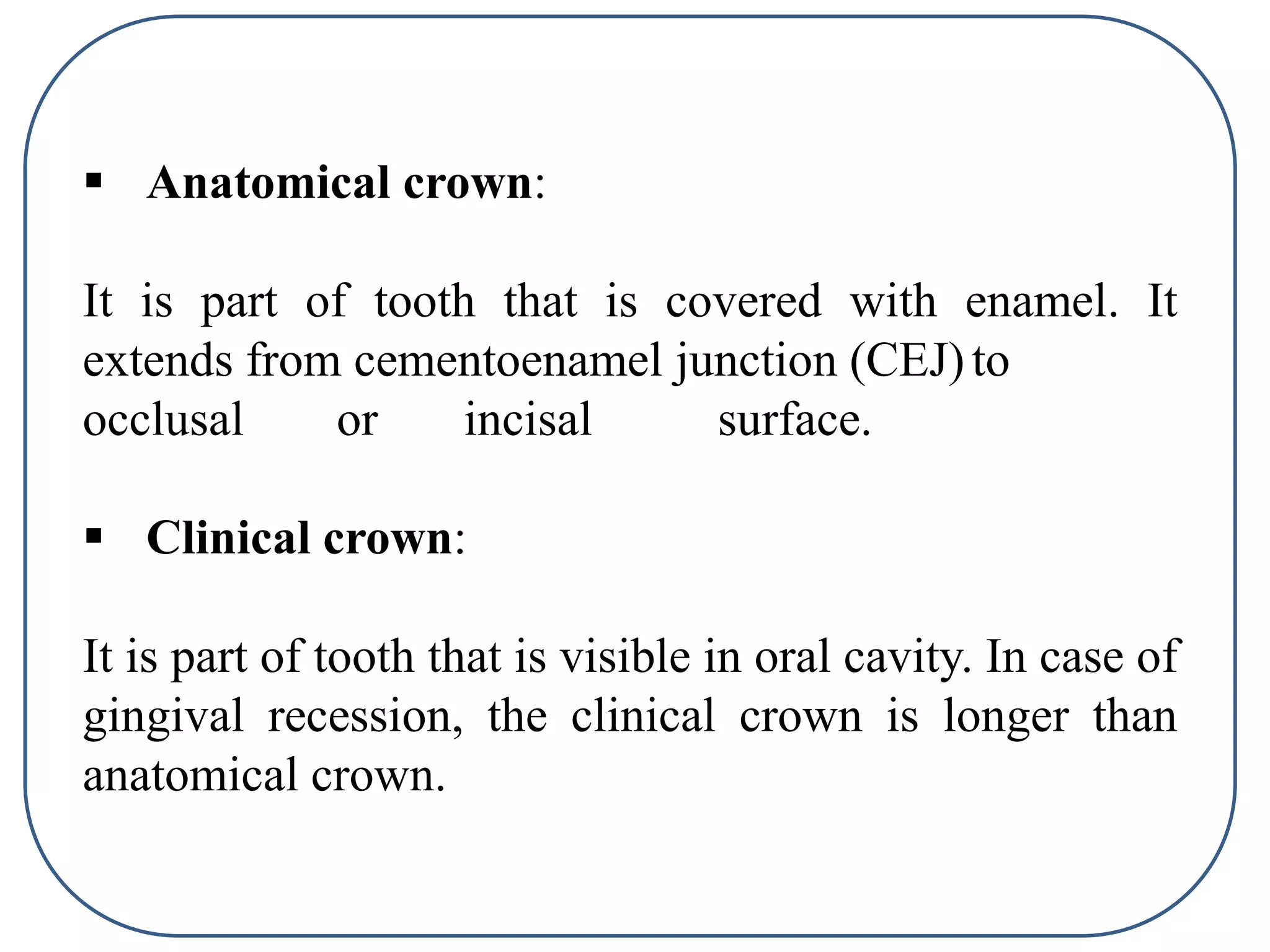 Dental tooth nomenclature | PPTX