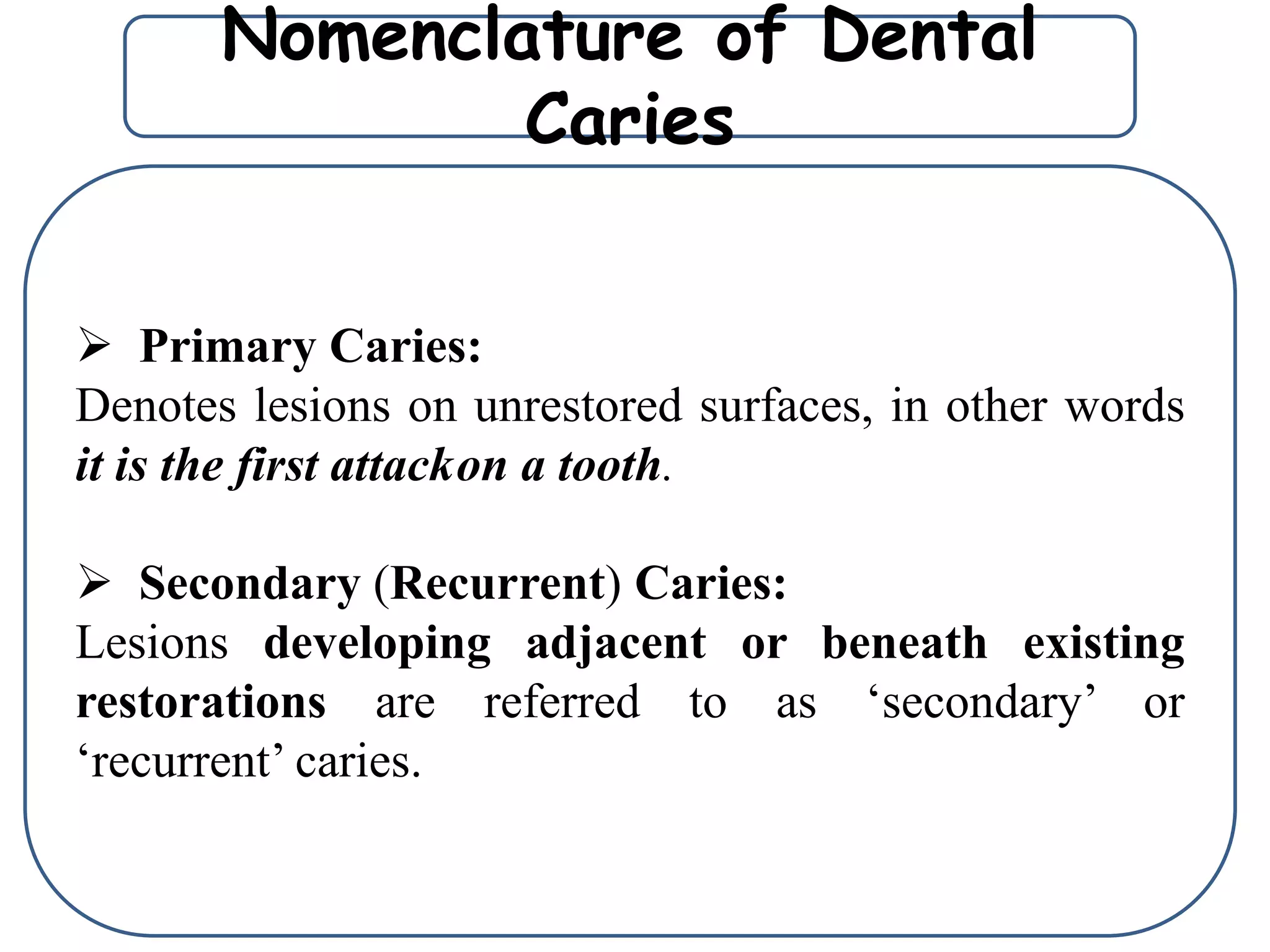 Dental tooth nomenclature | PPTX