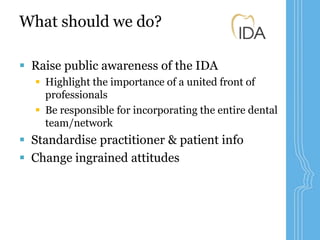 Dental tourism IDA | PPTX