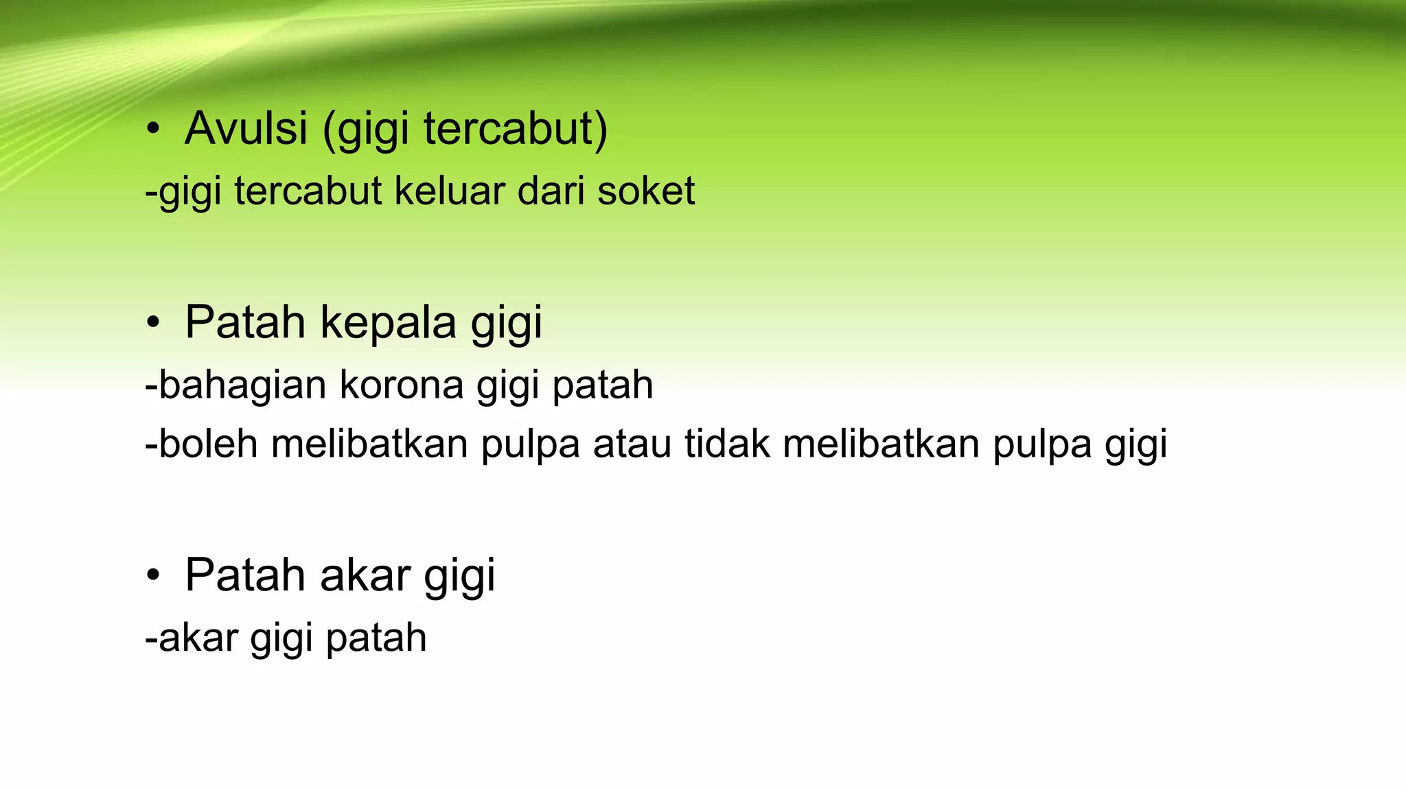 Dental trauma | PPTX