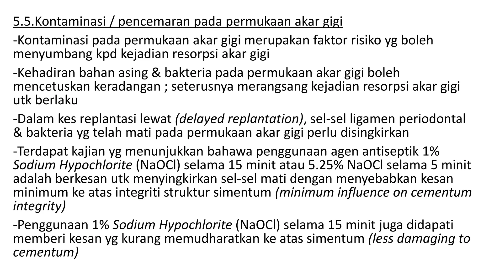 Pengurusan gigi kekal anterior yg teravulsi | PPT