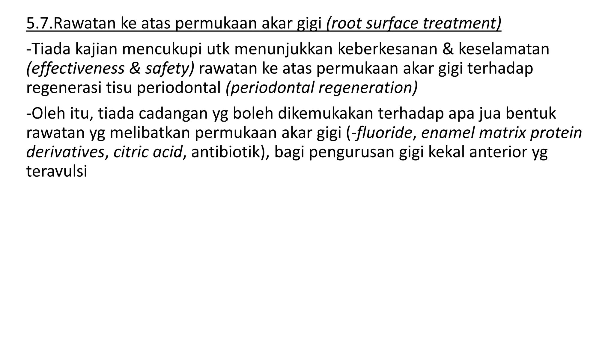 Pengurusan gigi kekal anterior yg teravulsi | PPT