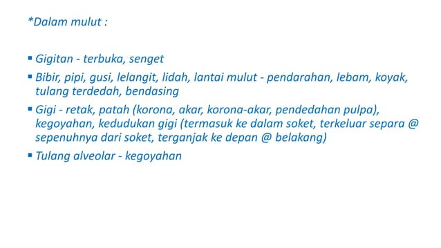 Pengurusan gigi kekal anterior yg teravulsi | PPT