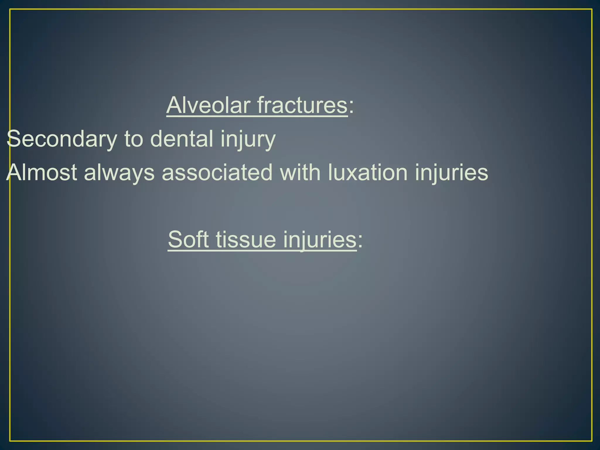 Dental Trauma to Permanent teeth | PPTX