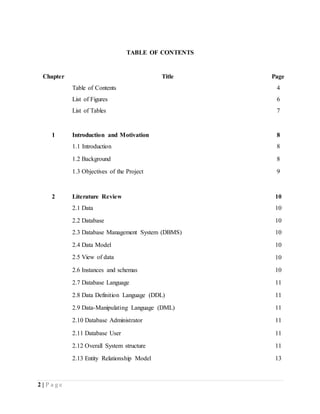 Report on Dental treatment & management system | DOCX