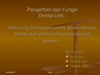 Dental unit | PPT