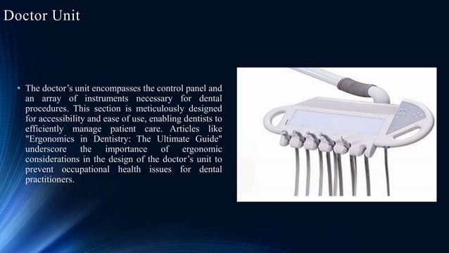 Dental Unit.pptx/The evolution of dental units can be traced through ...