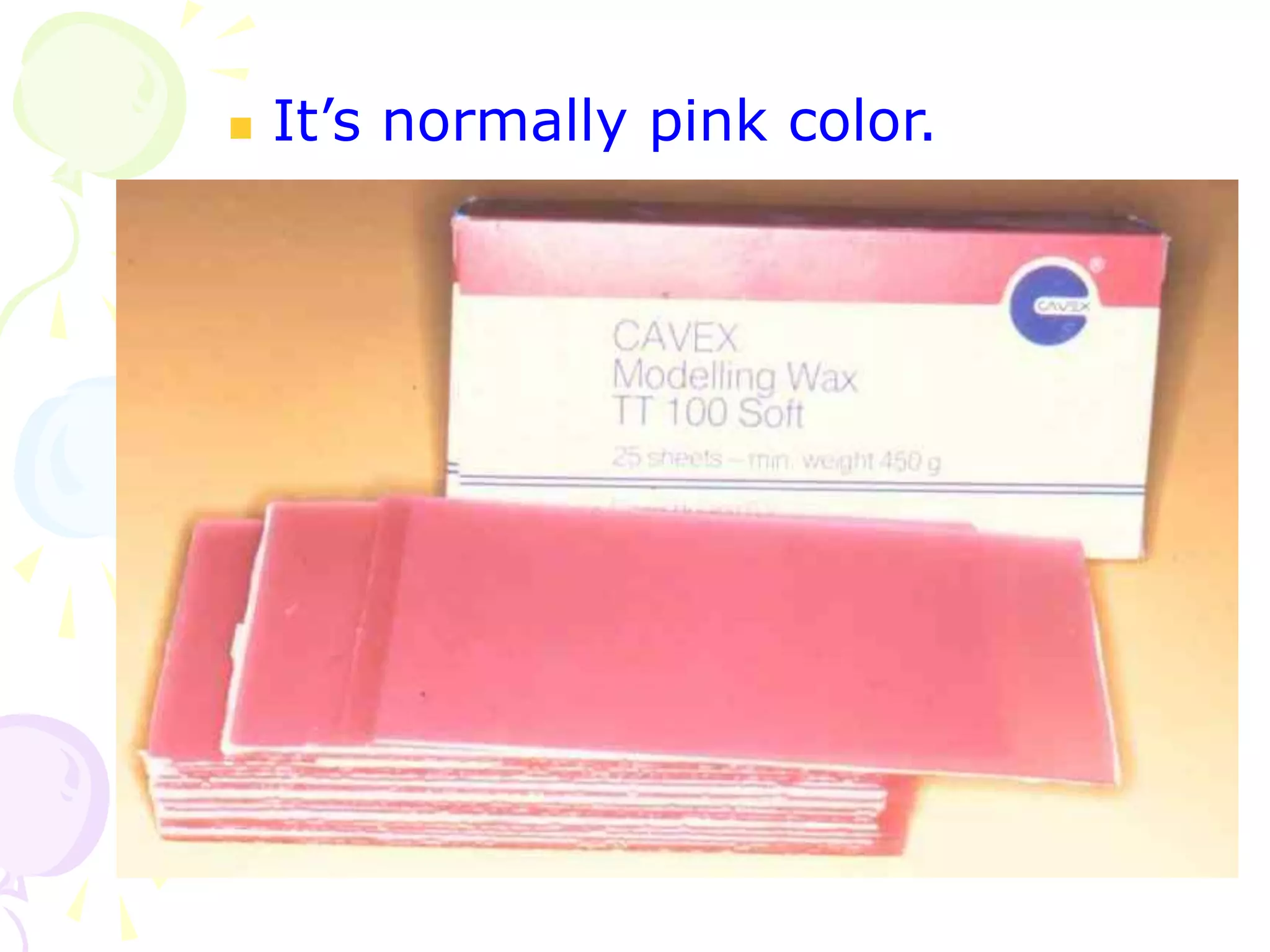 dental wax.ppt