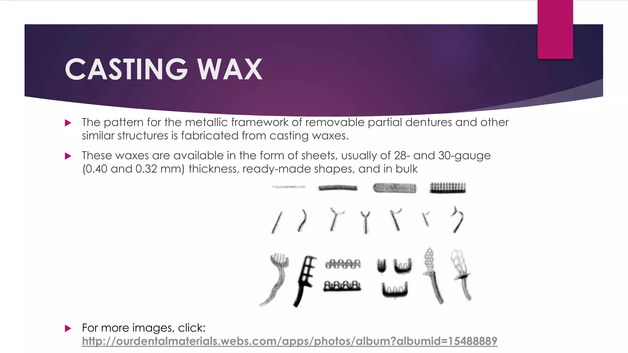 Dental Waxes | PPTX