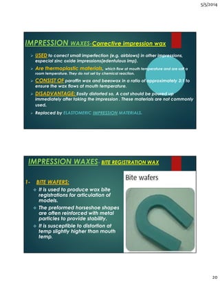 Dental waxes | PDF