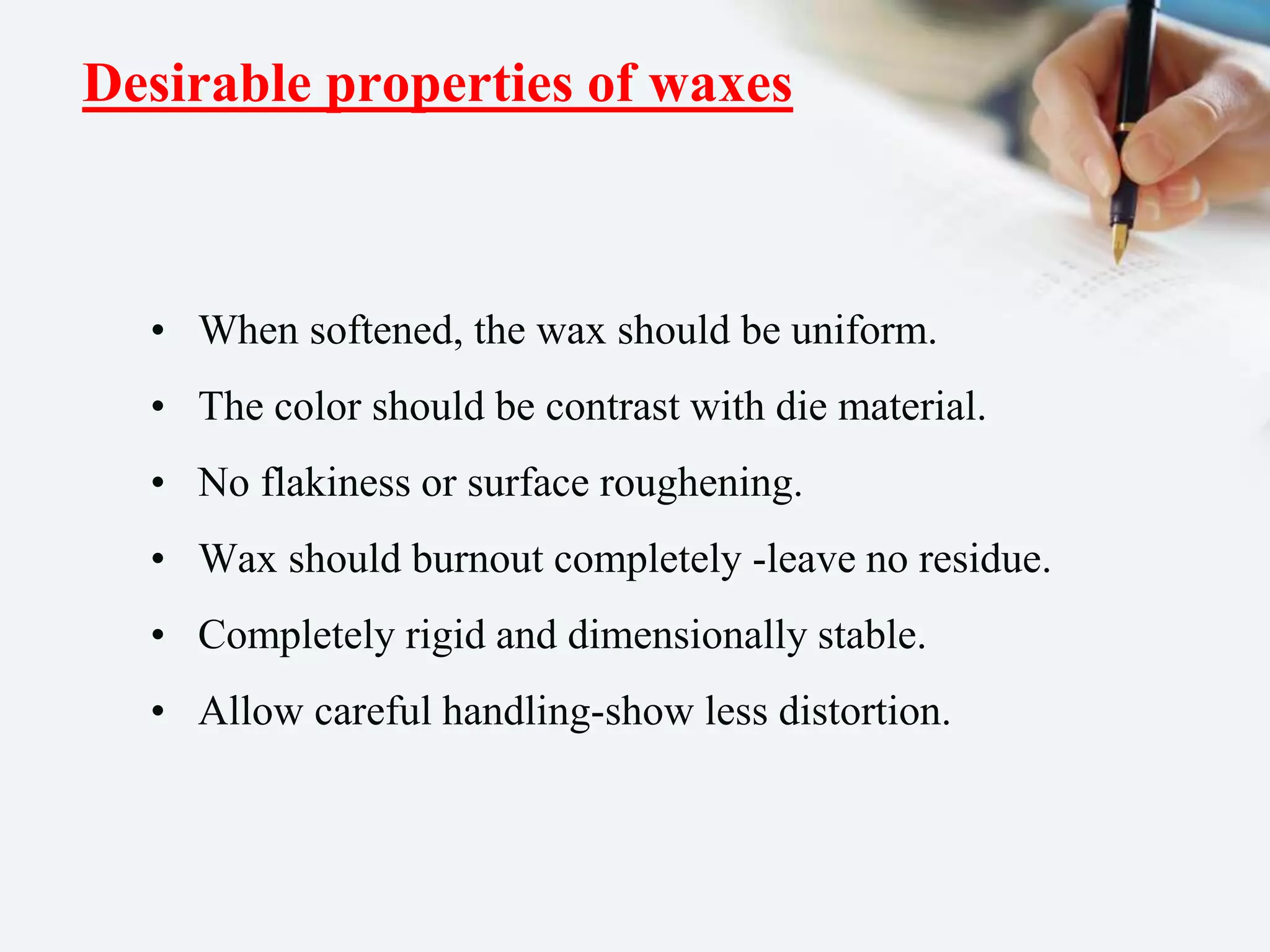 Dental waxes by Dr. Jagadeesh kodityala | PPTX