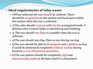 Dental waxes | PPTX