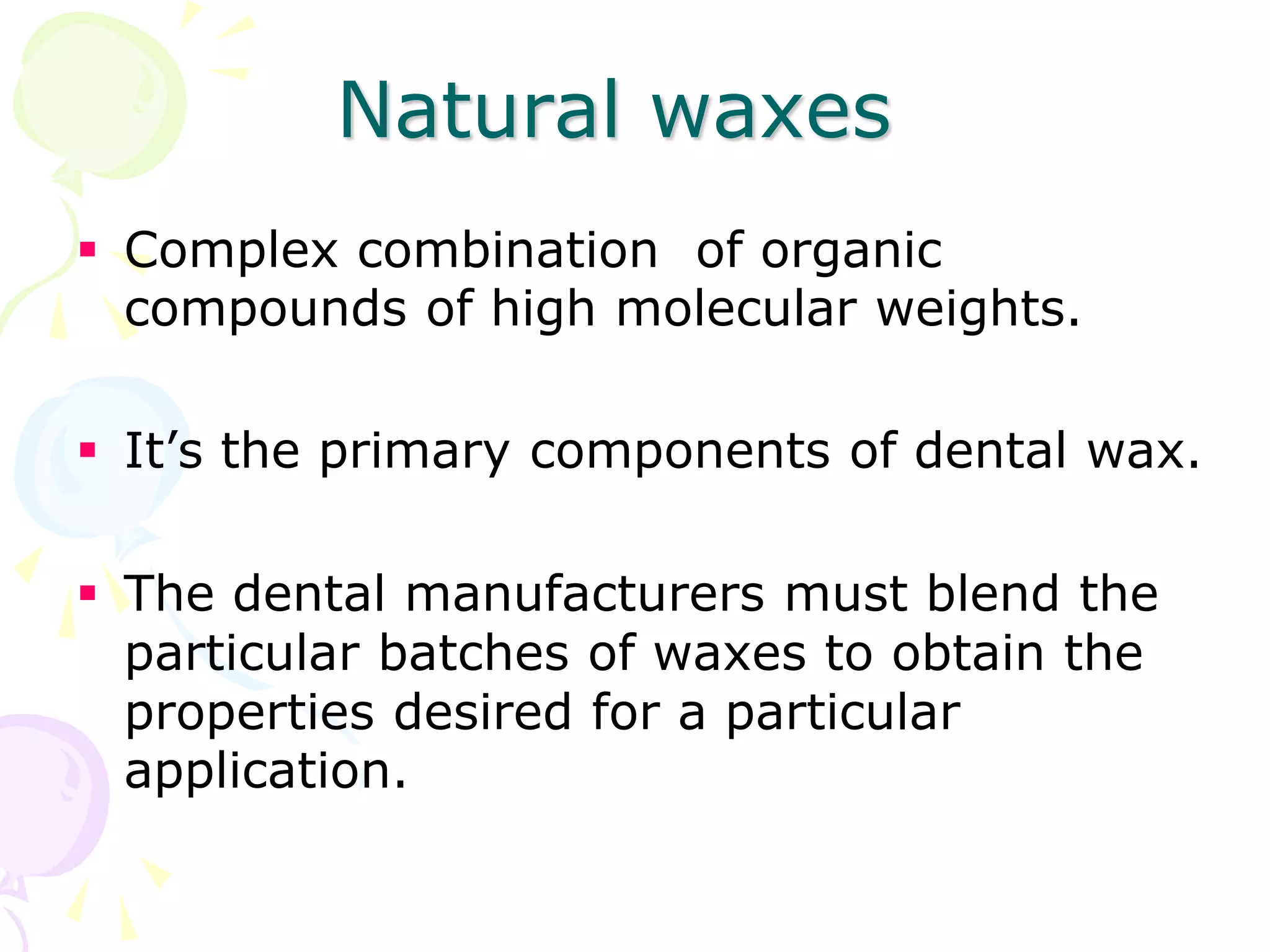 dental waxes.ppt