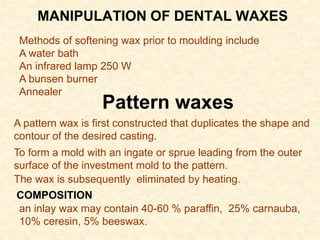DENTAL WAXES.ppt