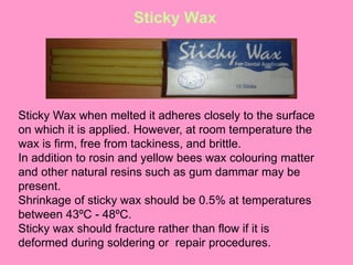 DENTAL WAXES.ppt