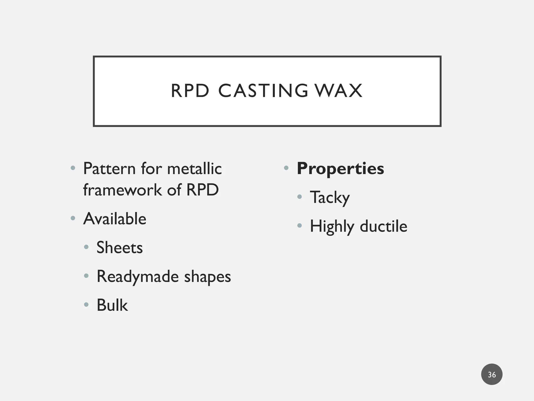 Dental Waxes notes .....................Dental Waxes notes ...