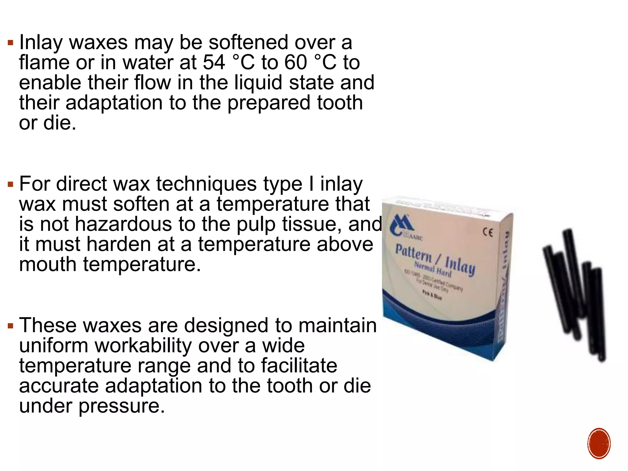 Dental waxes final ppt | PPTX