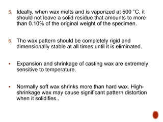 Dental waxes final ppt | PPTX | Oral care | Personal Care