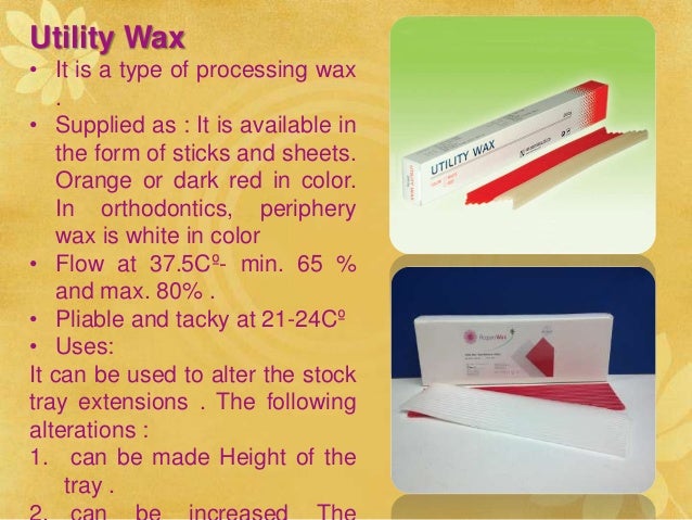 Dental waxes\dental materials ppt
